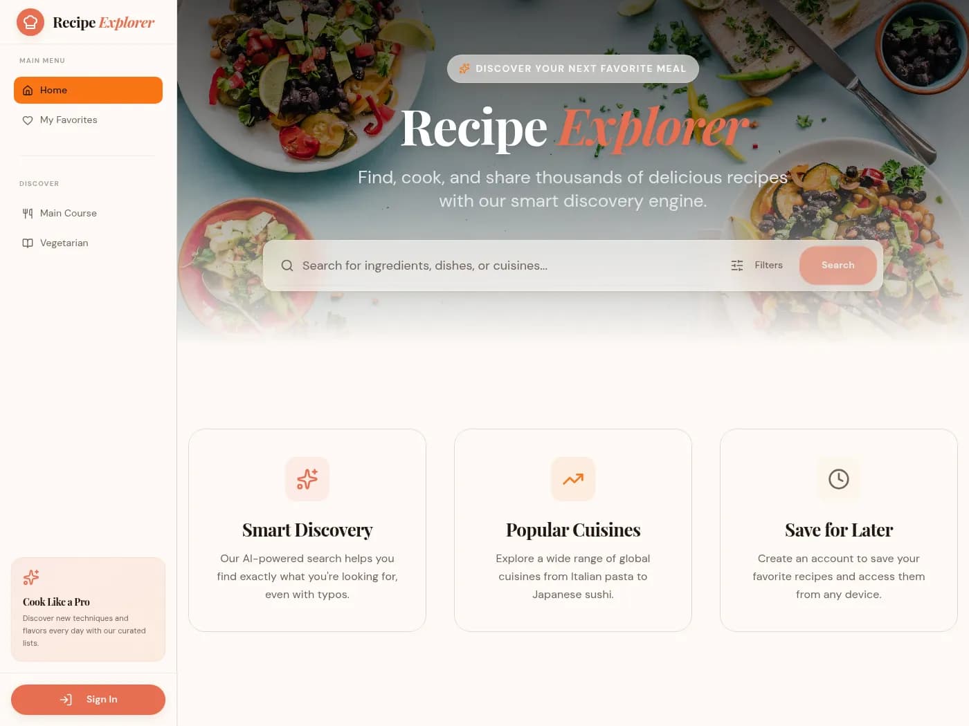 Recipe Explorer