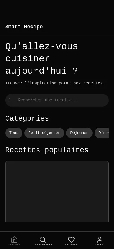 Smart Recipe Finder
