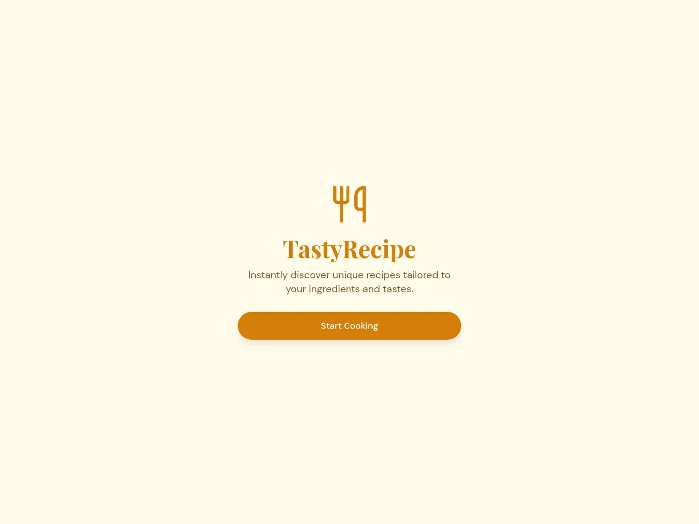 TastyRecipe Generator