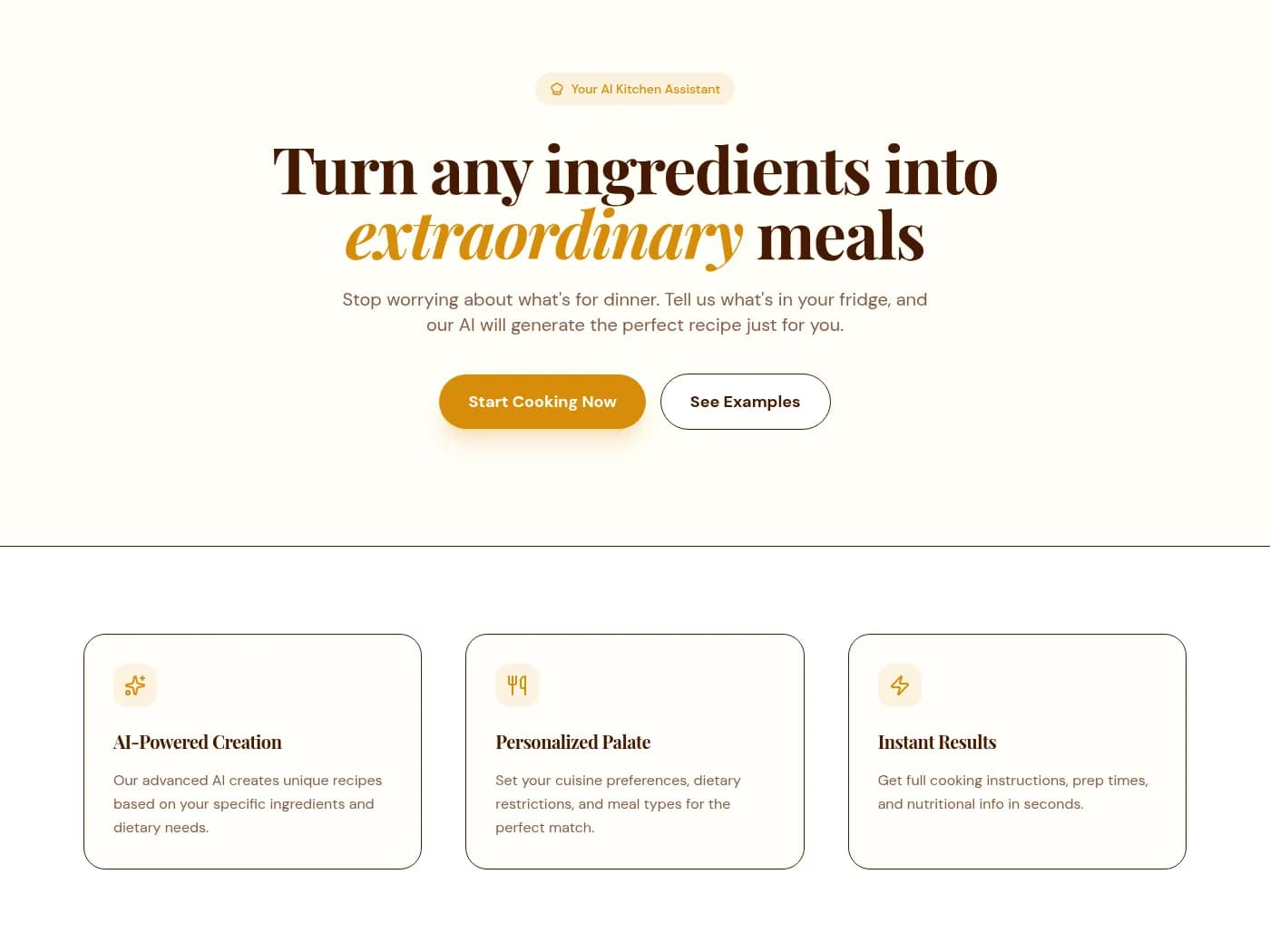 Recipe Genie