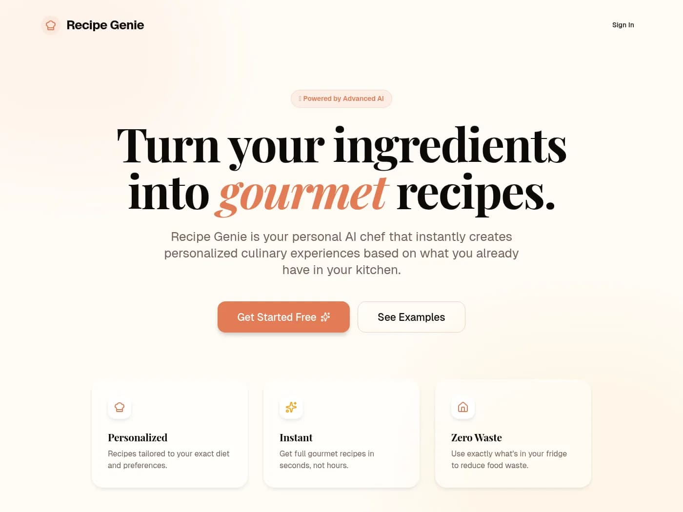 Recipe Genie