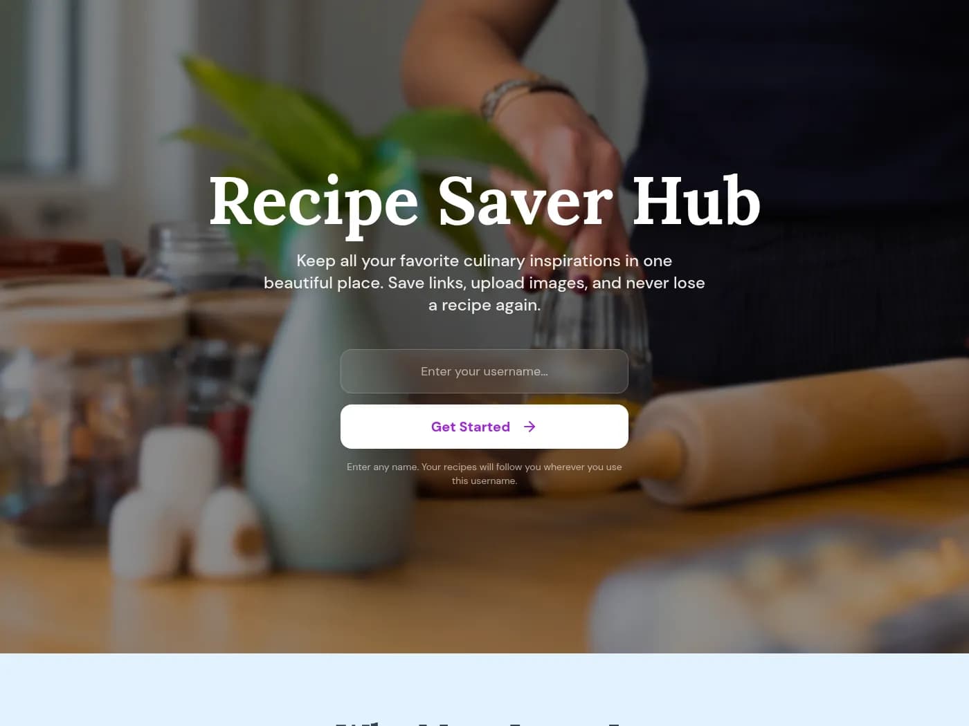 Recipe Saver Hub