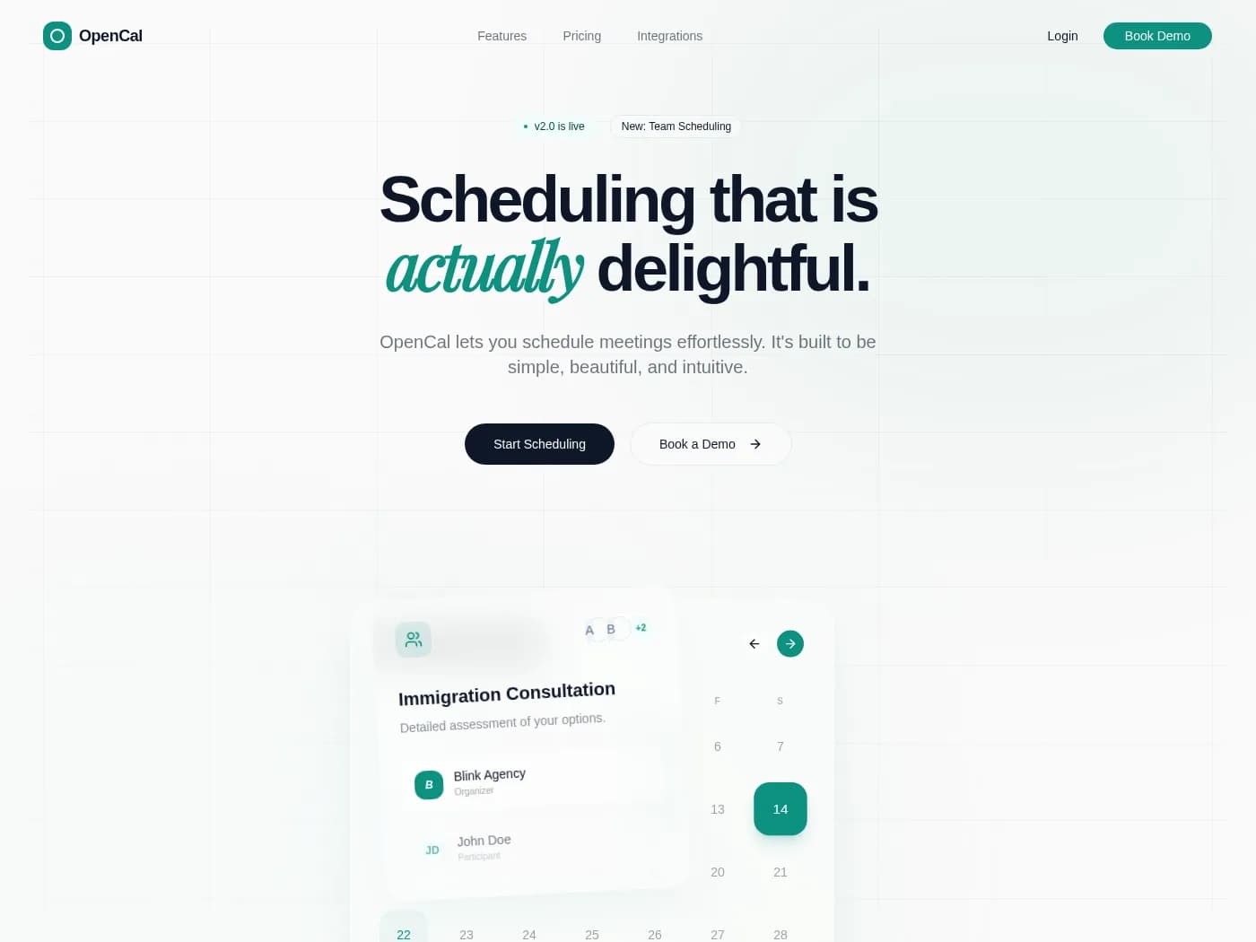 Recrea Web Clone