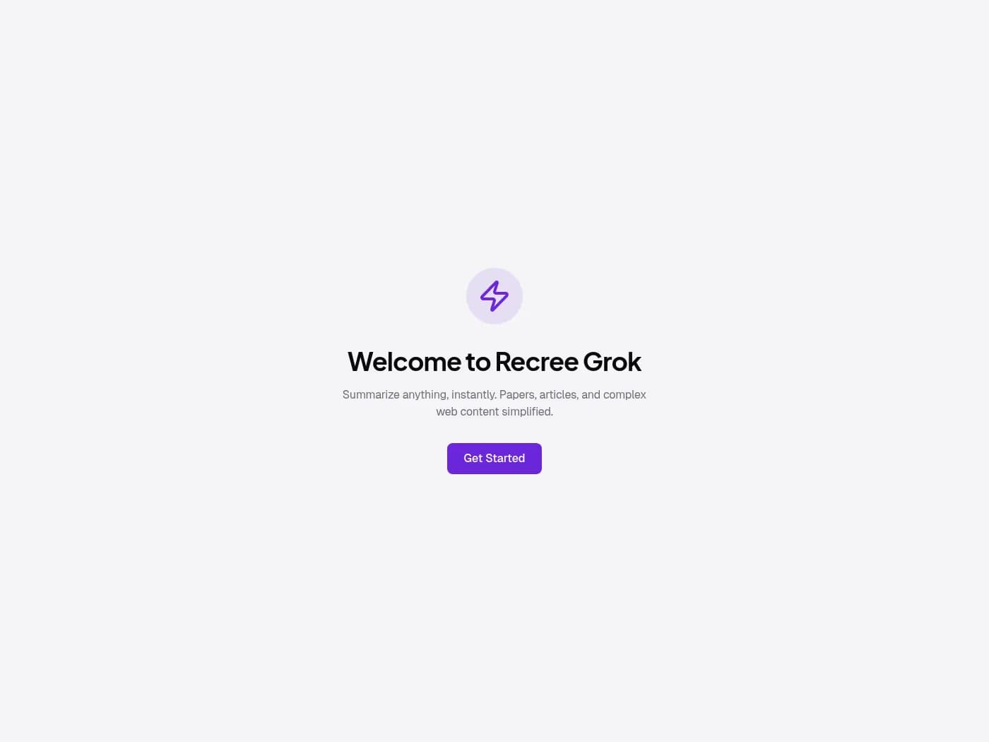 Recree Grok