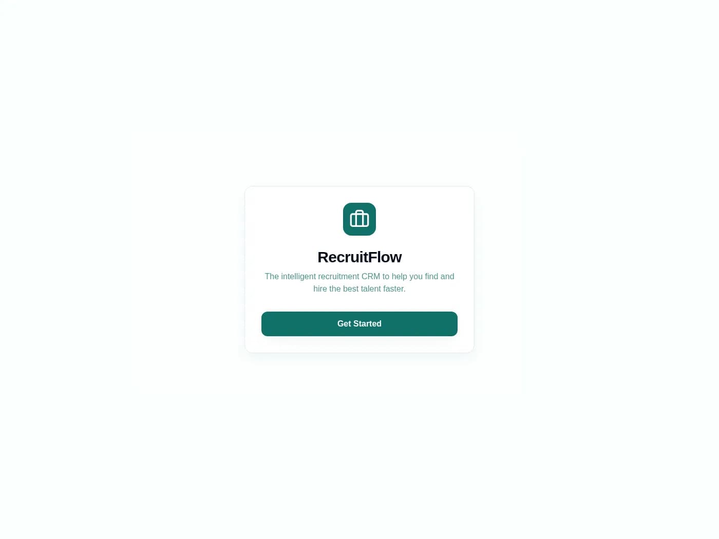 RecruitFlow CRM