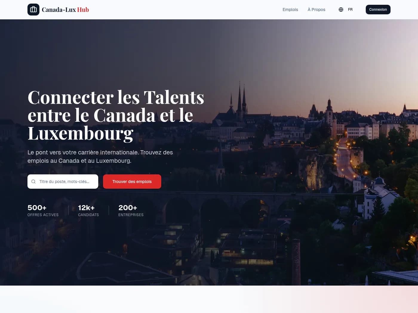 Canada-Lux Recruitment Hub