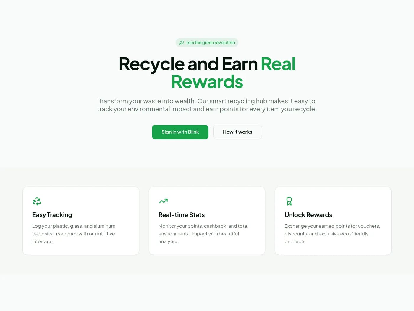 Recycle Rewards Hub