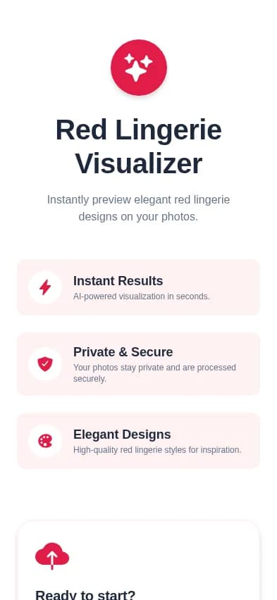 Red Lingerie Visualizer