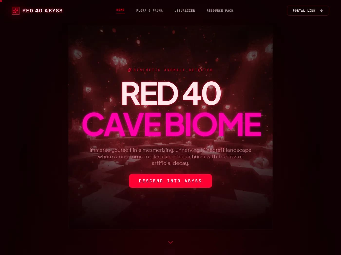 Red 40 Candy Cave Biome