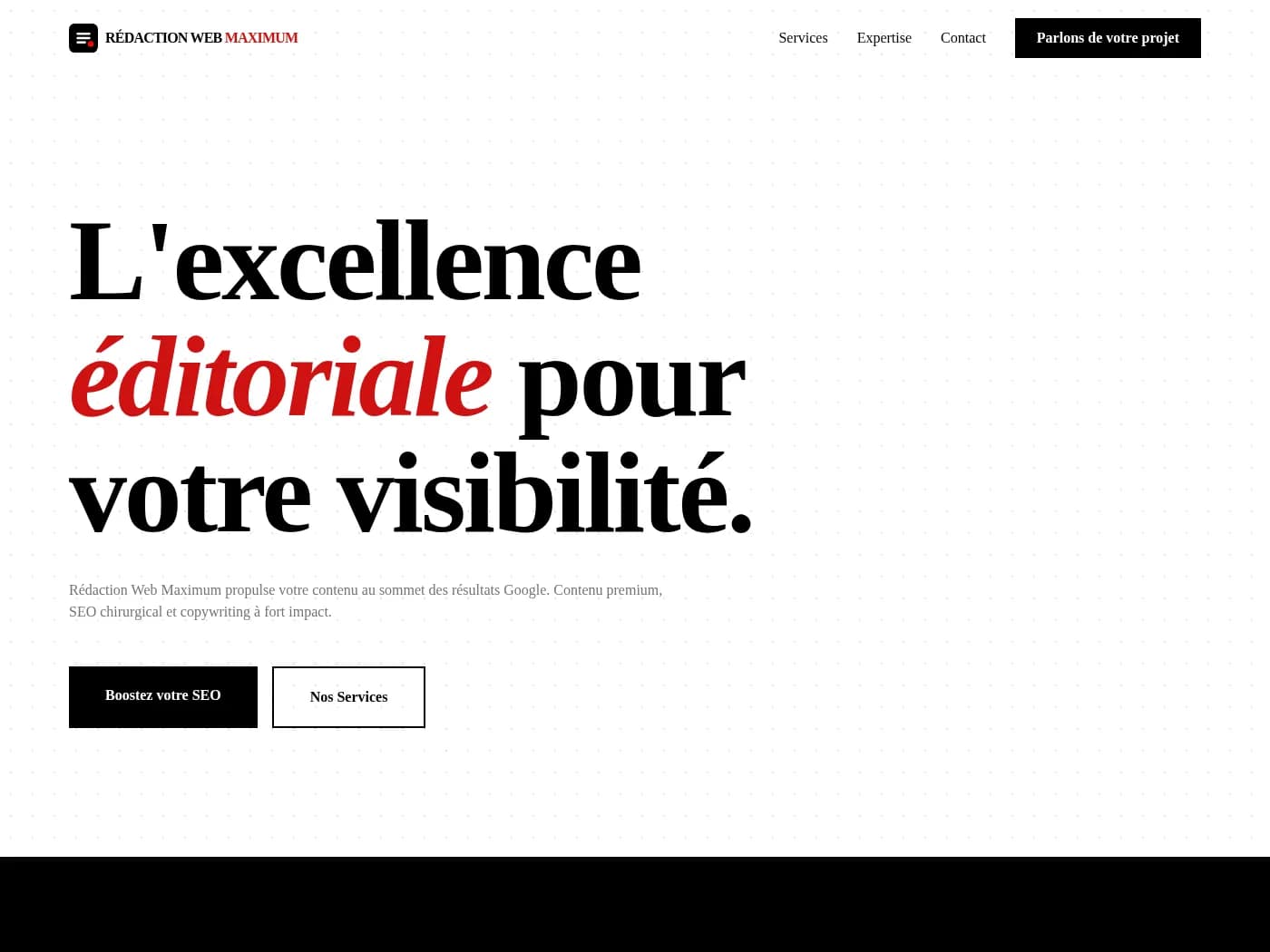 Rédaction Web Maximum Site
