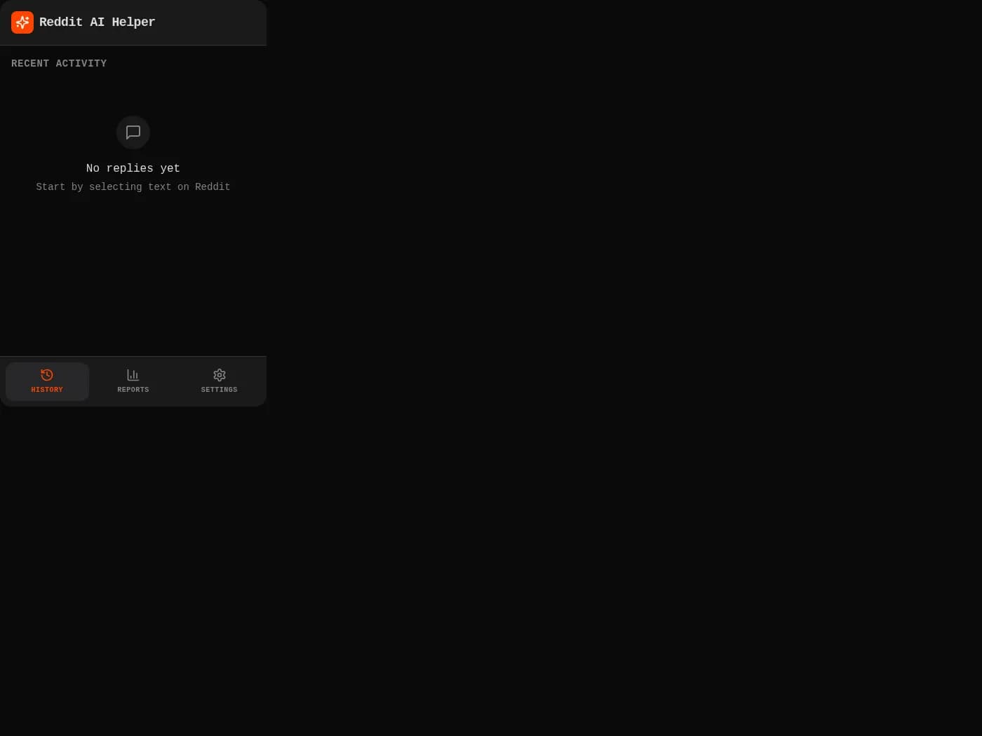 Reddit AI Reply Helper