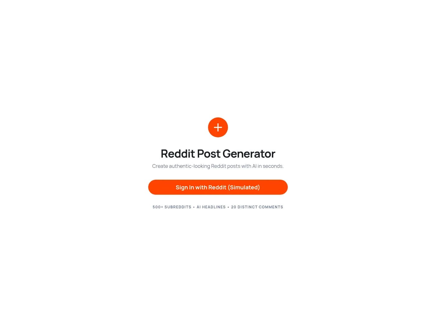 Reddit Post Generator