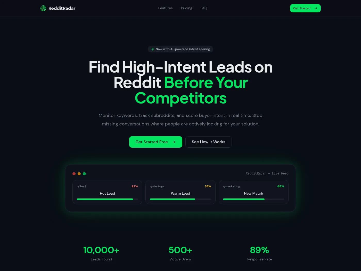 RedditRadar Lead Finder