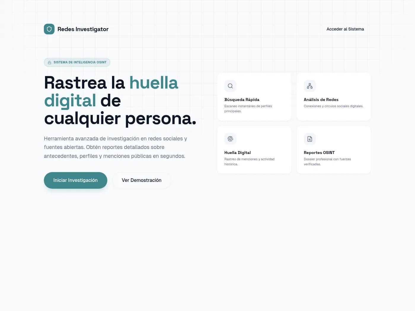 Redes Investigator