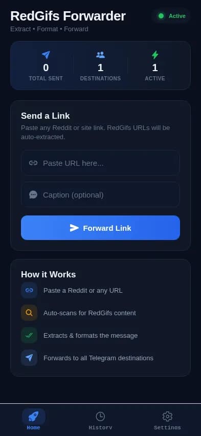 RedGifs Forwarder Bot