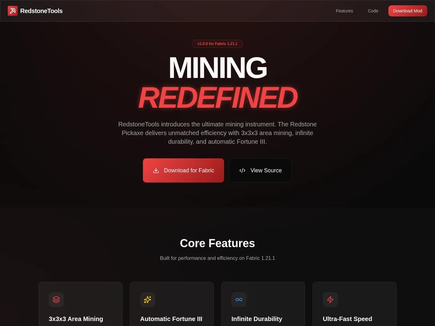 RedstoneTools Fabric Mod