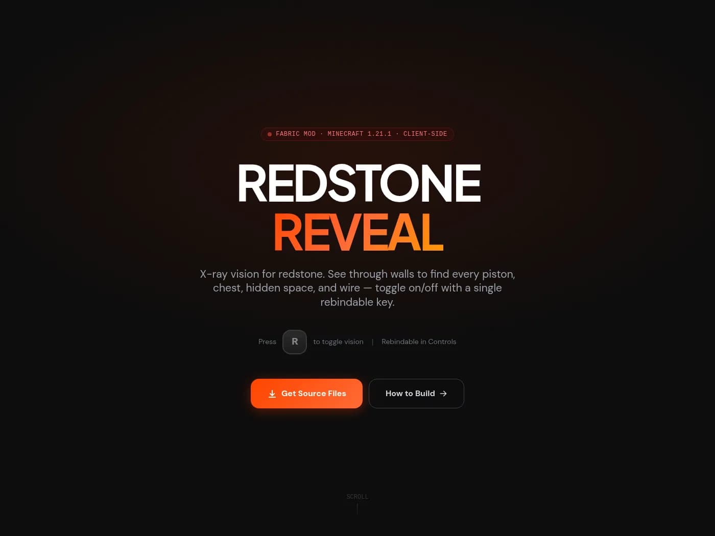 Redstone Reveal Mod