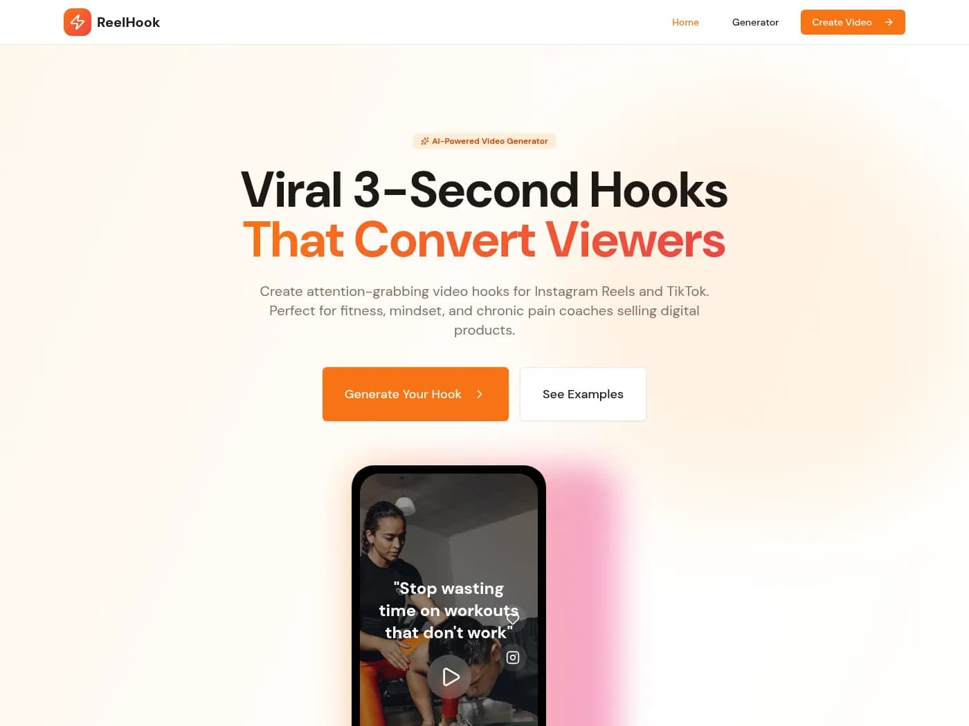 Reel Hook Video Maker