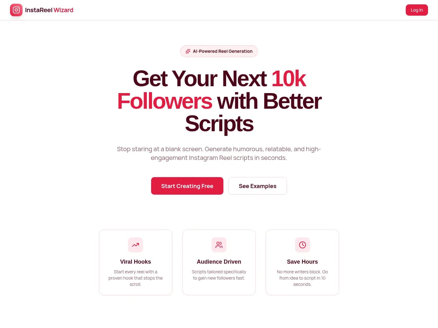 InstaReel Script Wizard