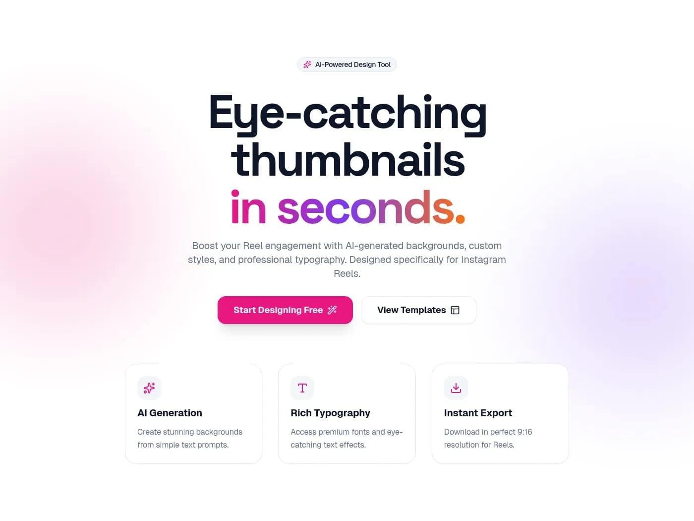 Reel Thumbnail Maker