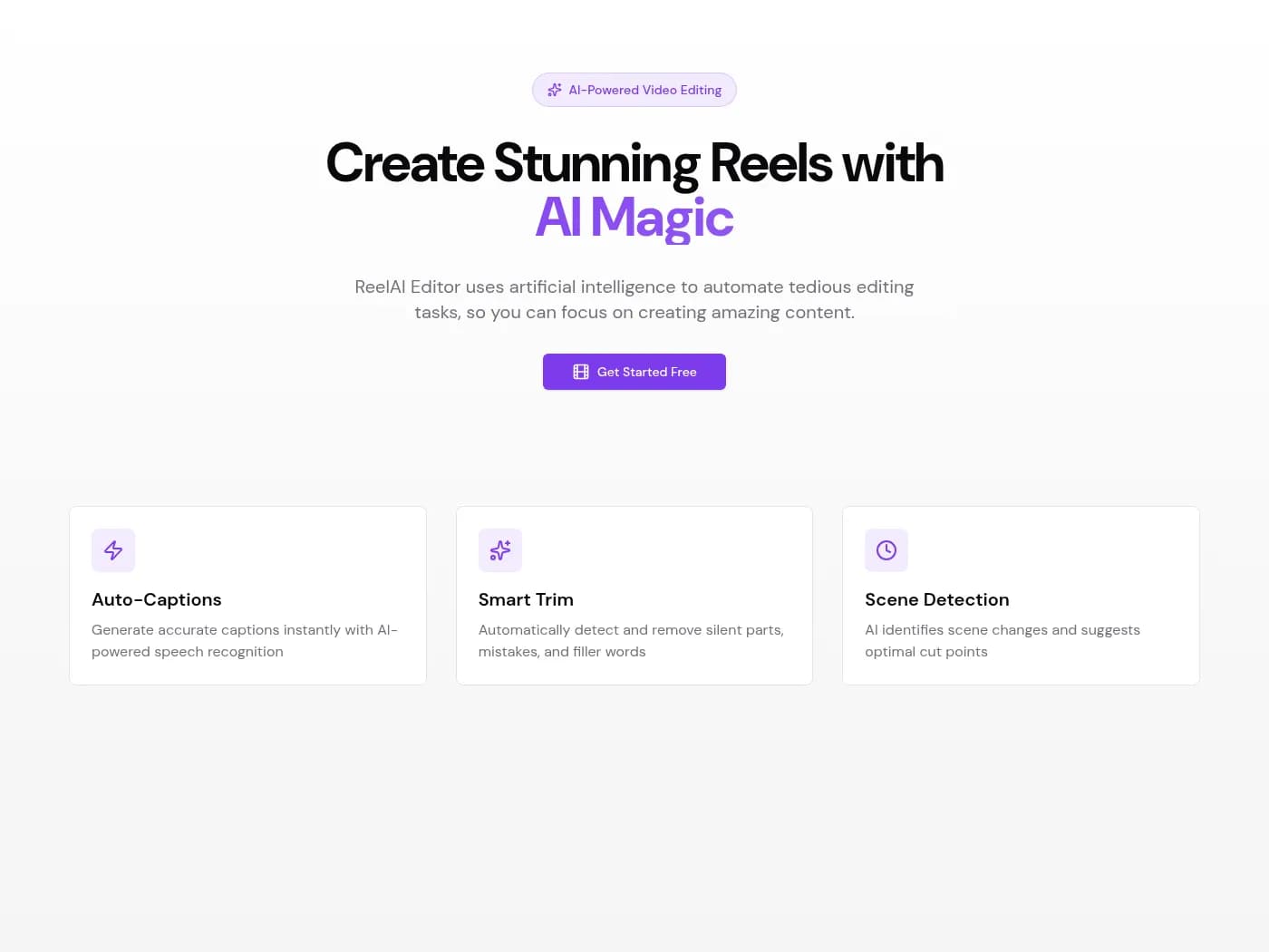 ReelAI Editor