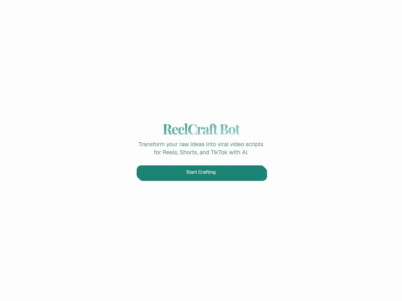 ReelCraft Bot