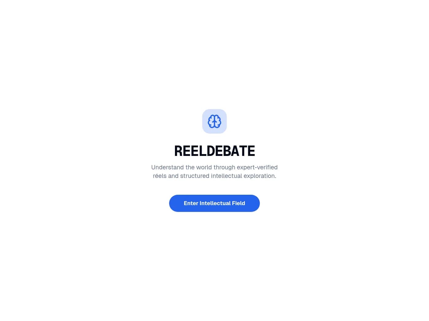 ReelDebate Social Platform