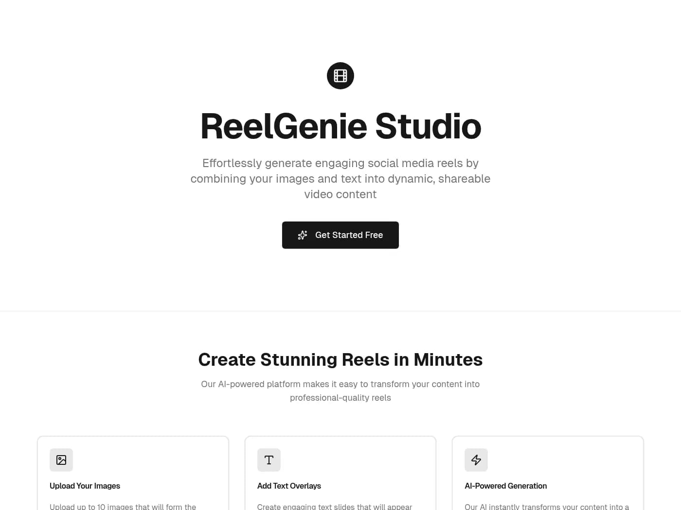 ReelGenie Studio