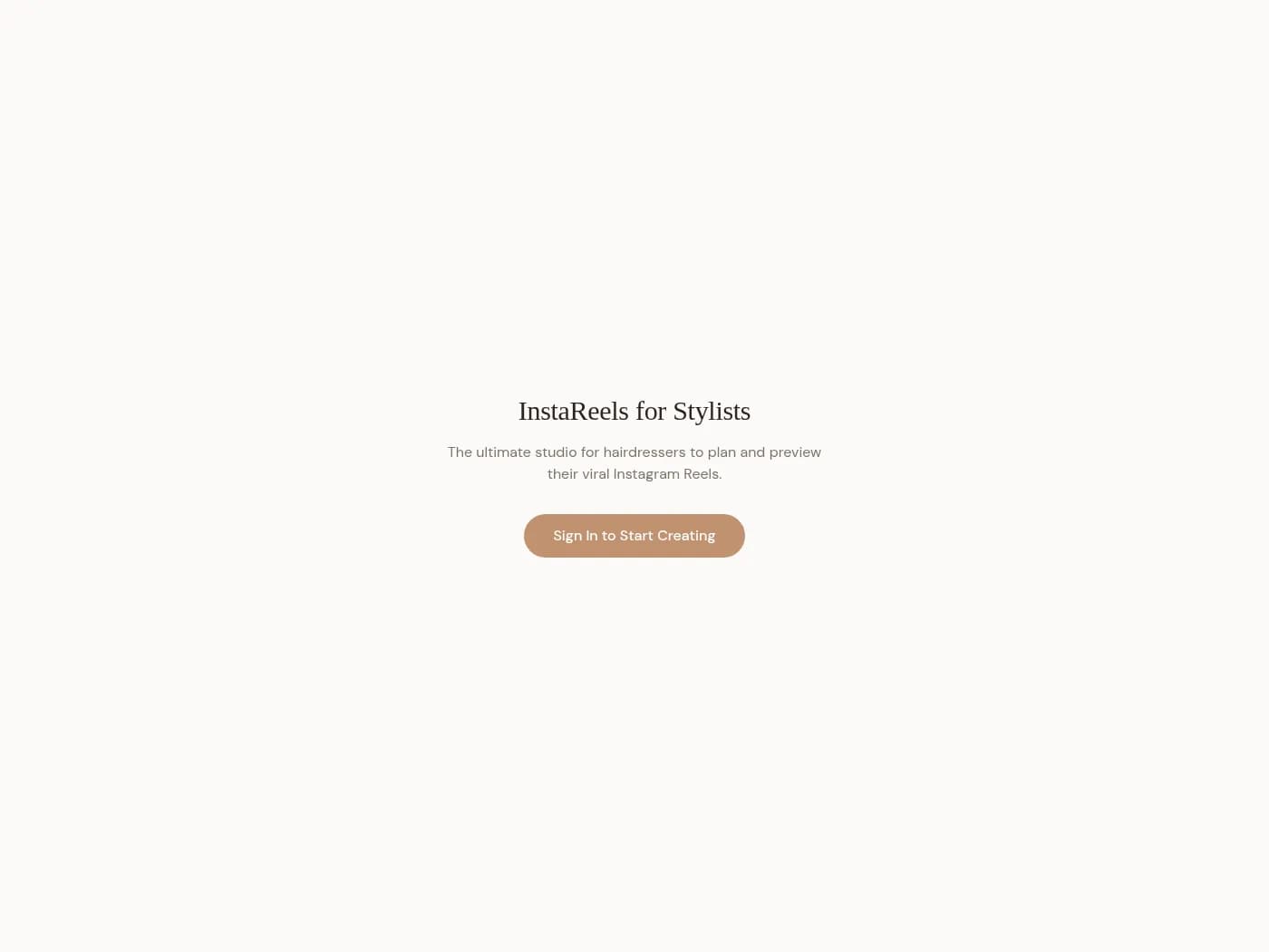 InstaReels for Stylists