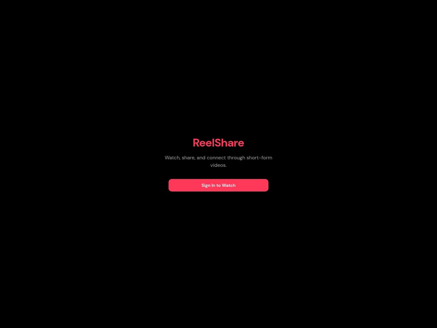 ReelShare Platform