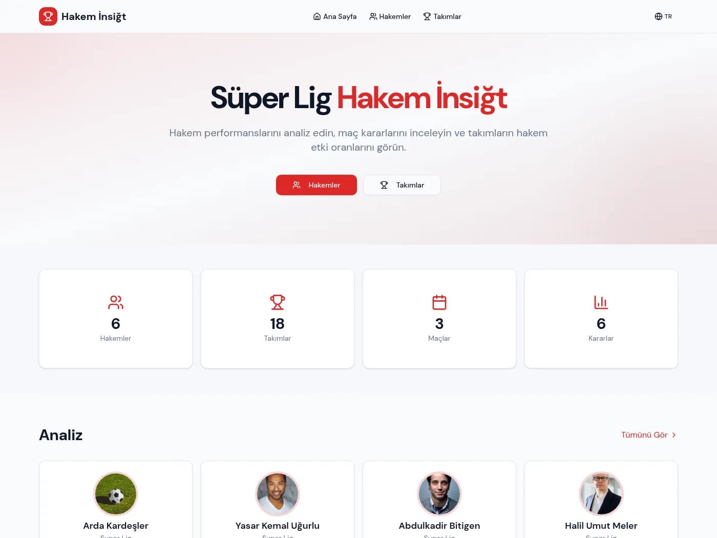 Referee Insight Tracker