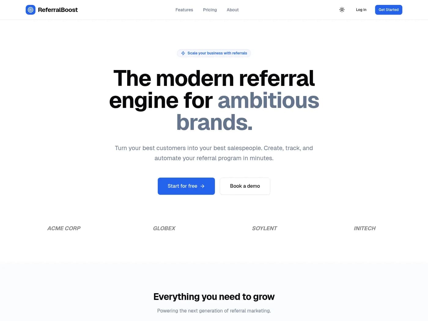 ReferralBoost Platform