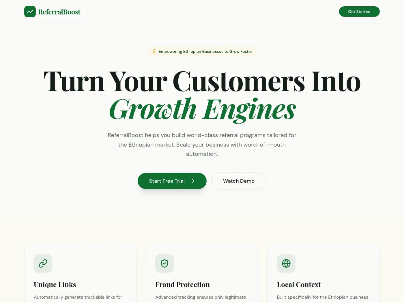 ReferralBoost Platform