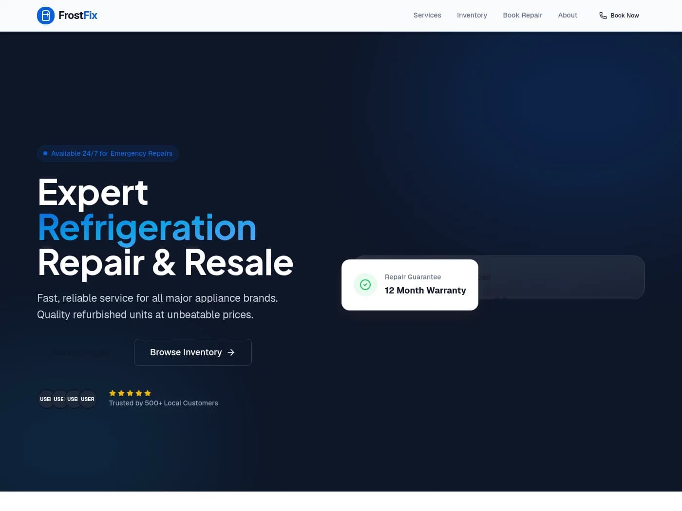 FrostFix Web Portal