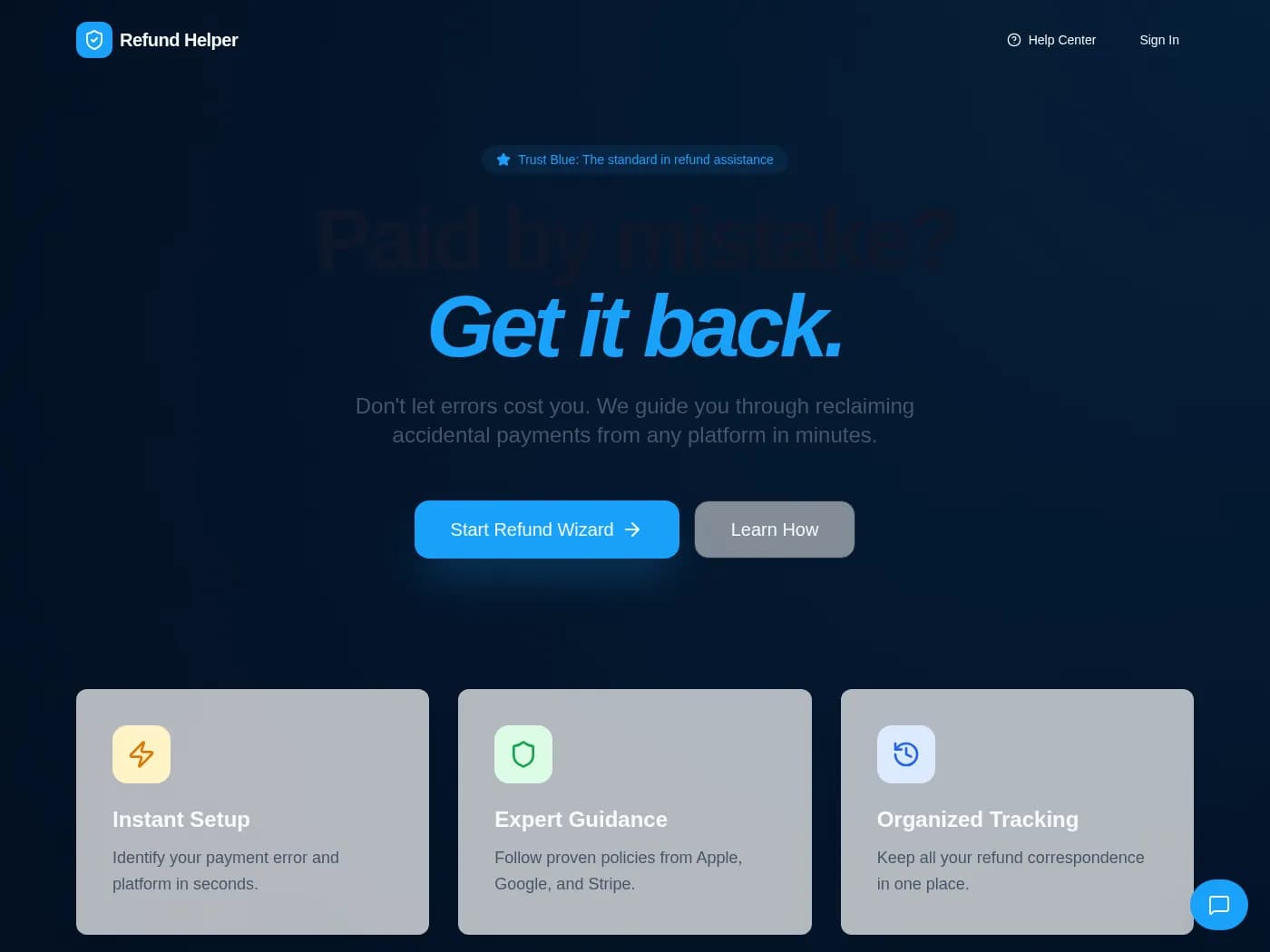 Refund Helper