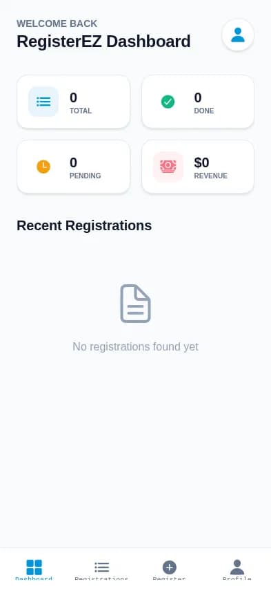 RegisterEZ App
