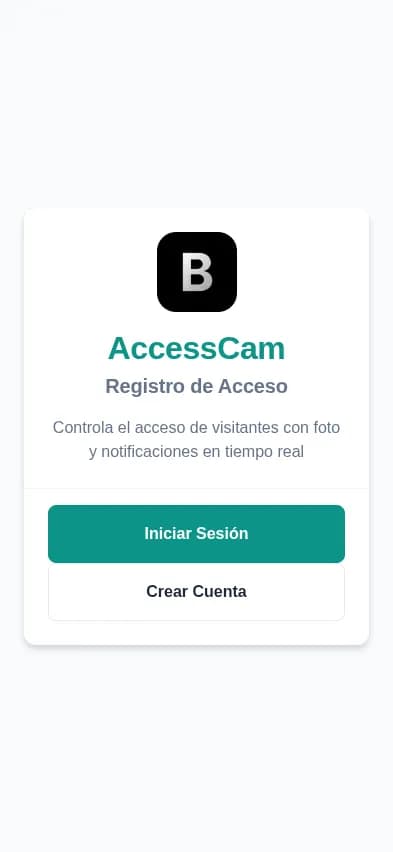 AccessCam Registro App