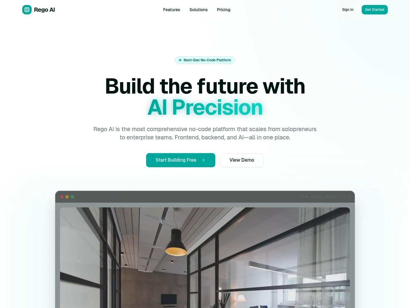 Rego AI No-Code Platform