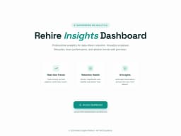Rehire Insights Dashboard