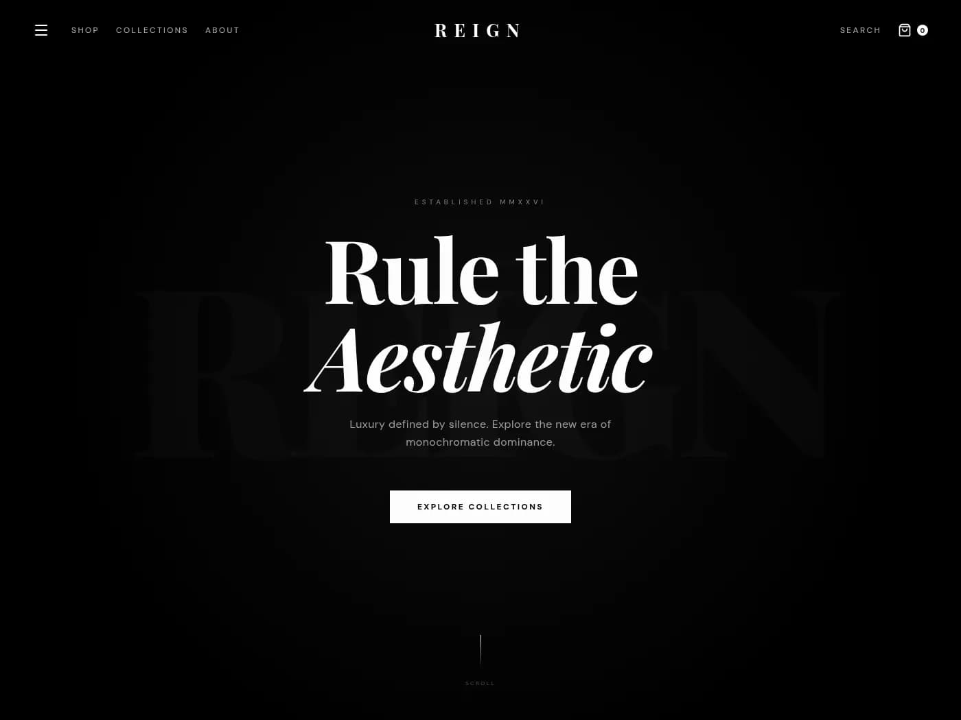 REIGN Luxury Fashion Site