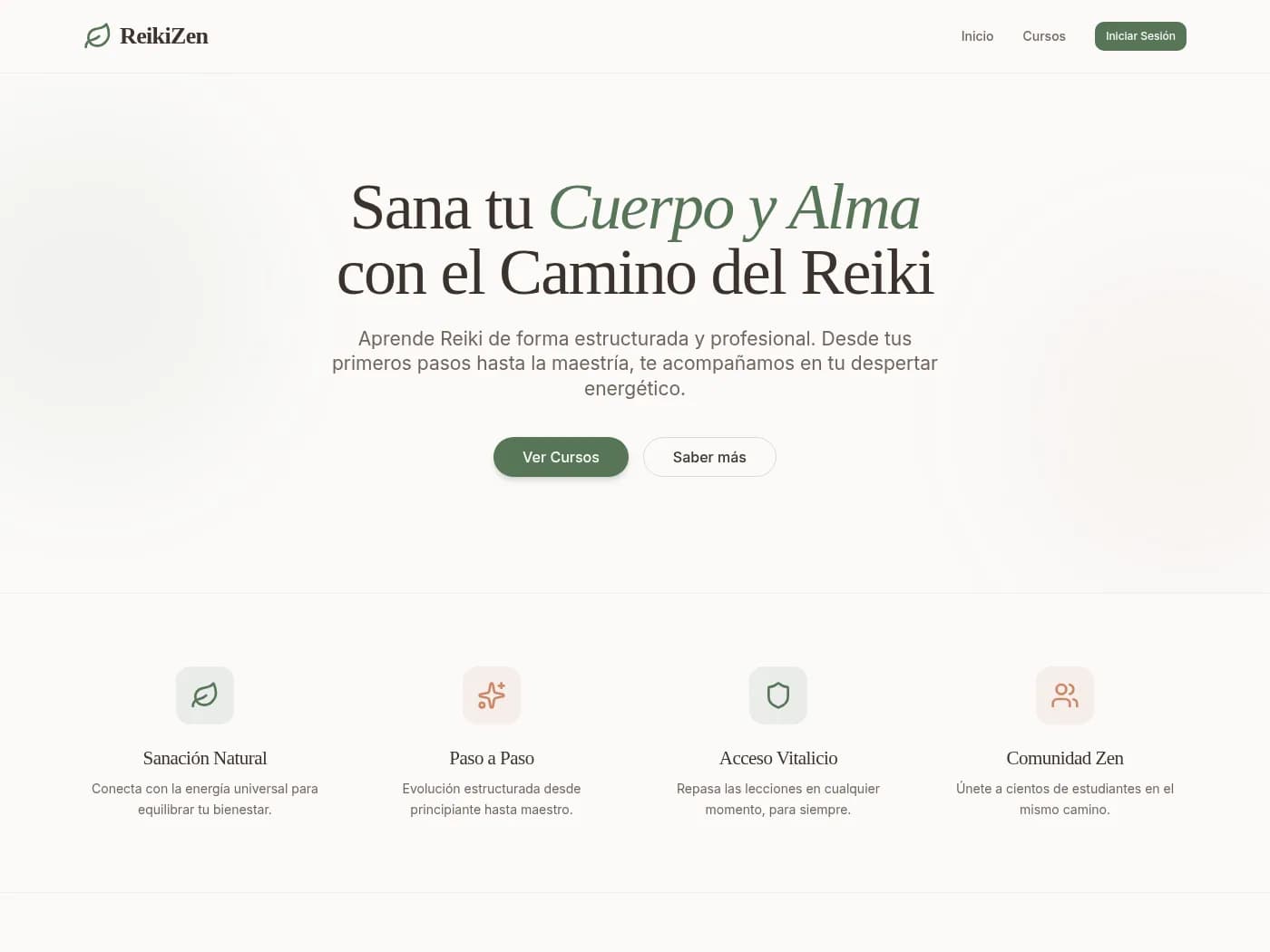 Reiki Courses Platform