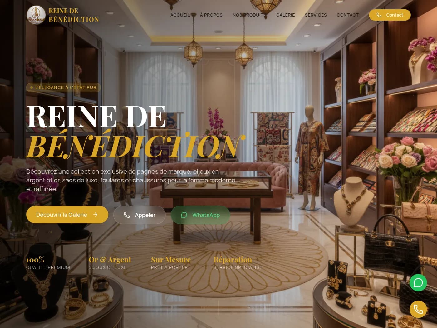Reine de Bénédiction Web