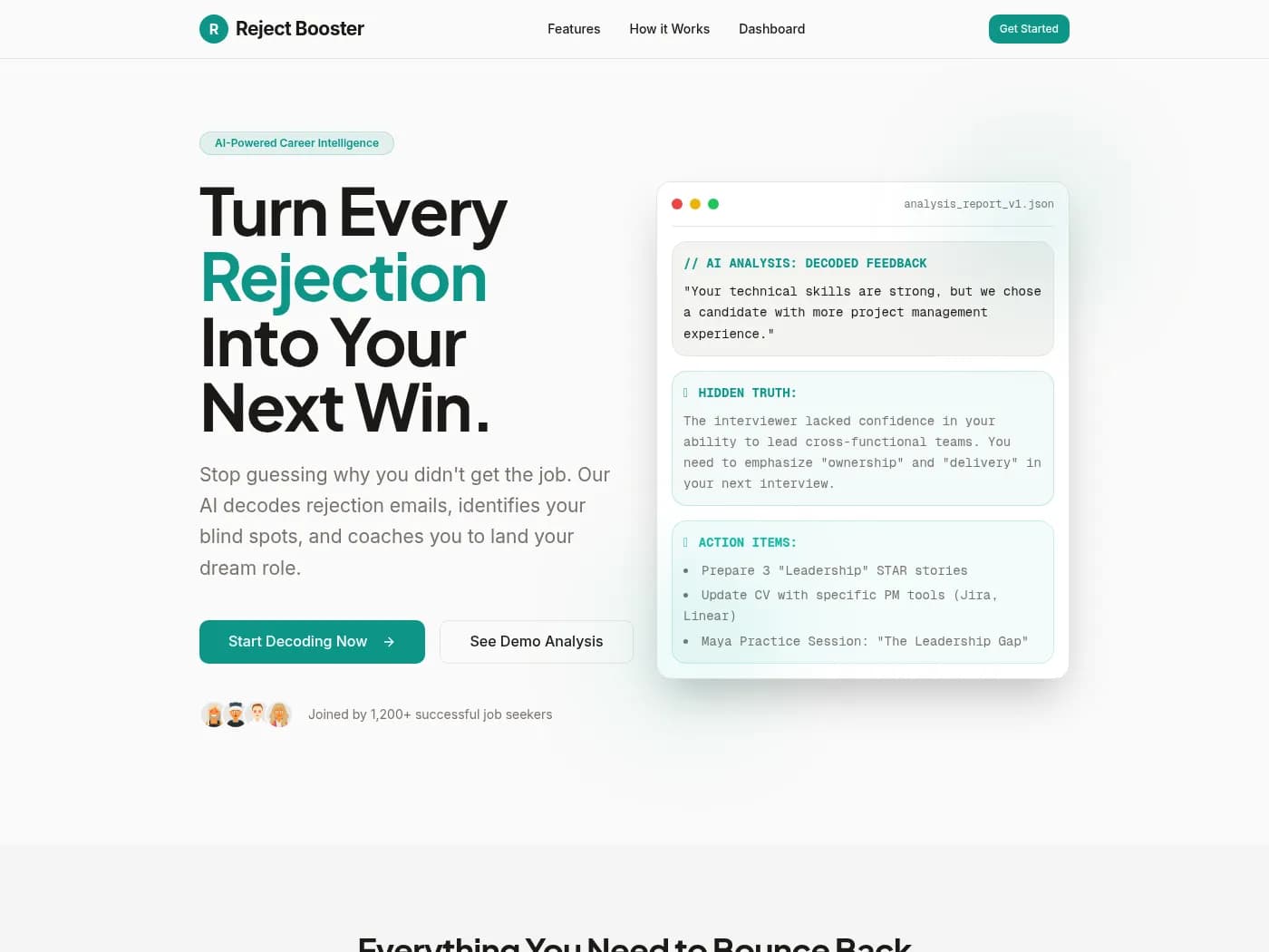 Reject Feedback Booster