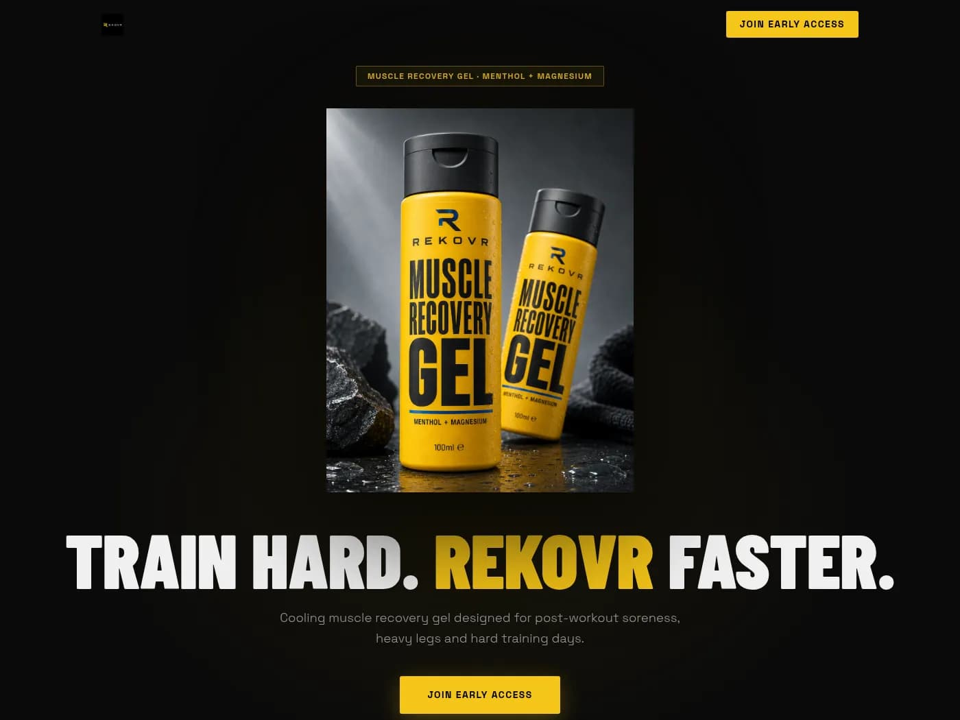 REKOVR Premium Landing Page