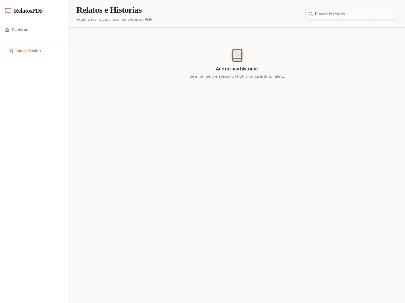 RelatosPDF Hub