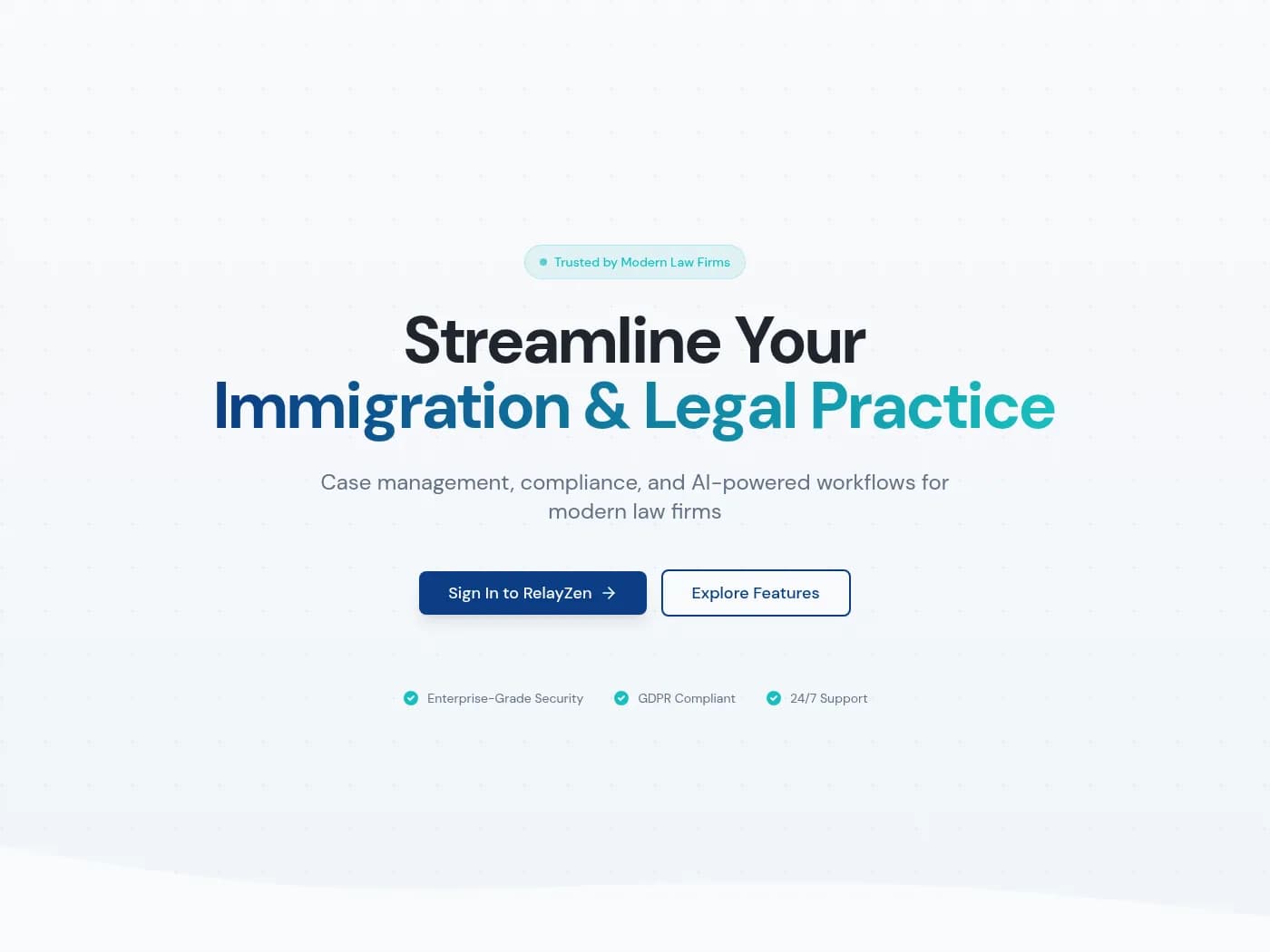 RelayZen Landing Page