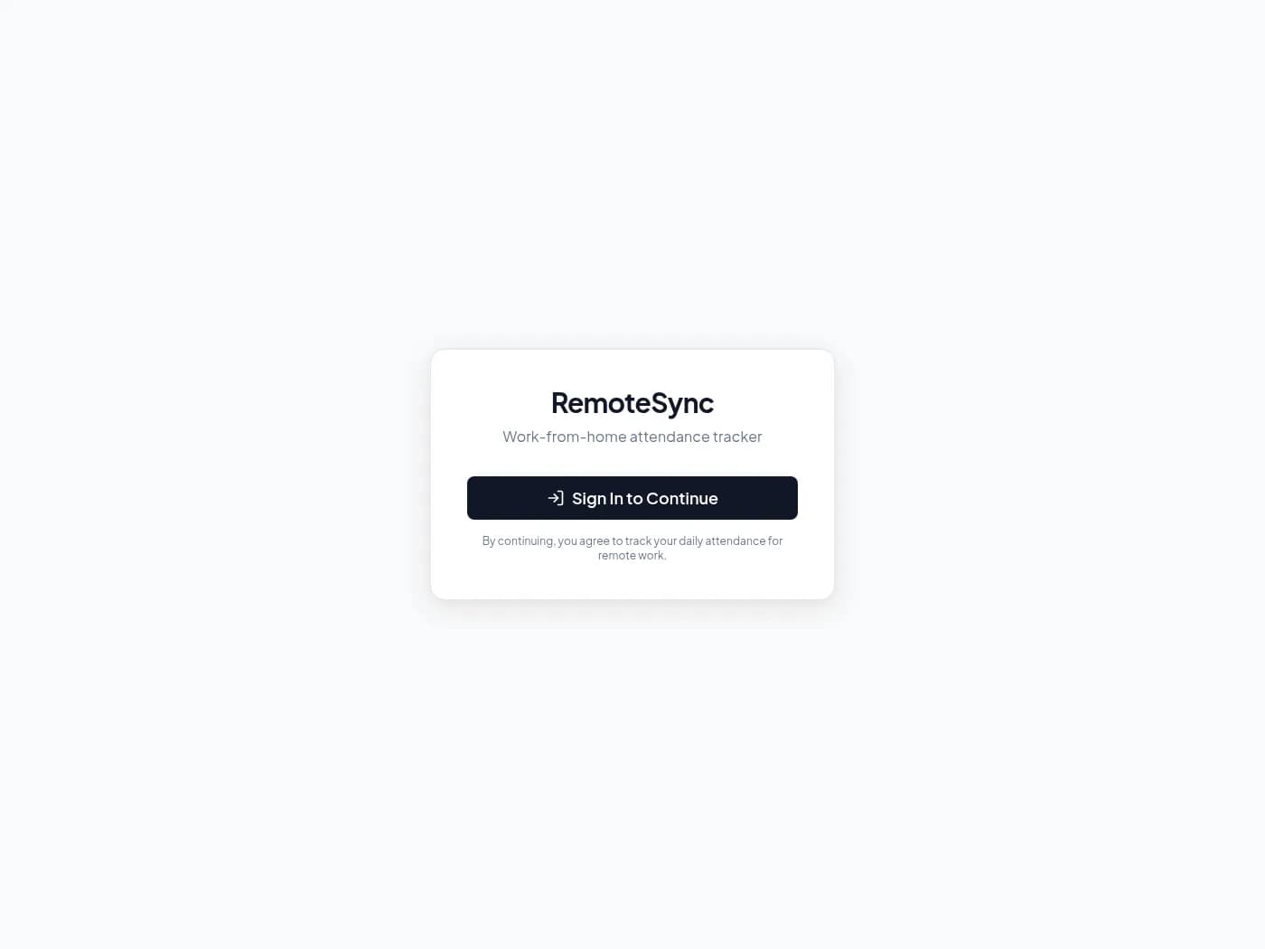 Remote Attendance Tracker