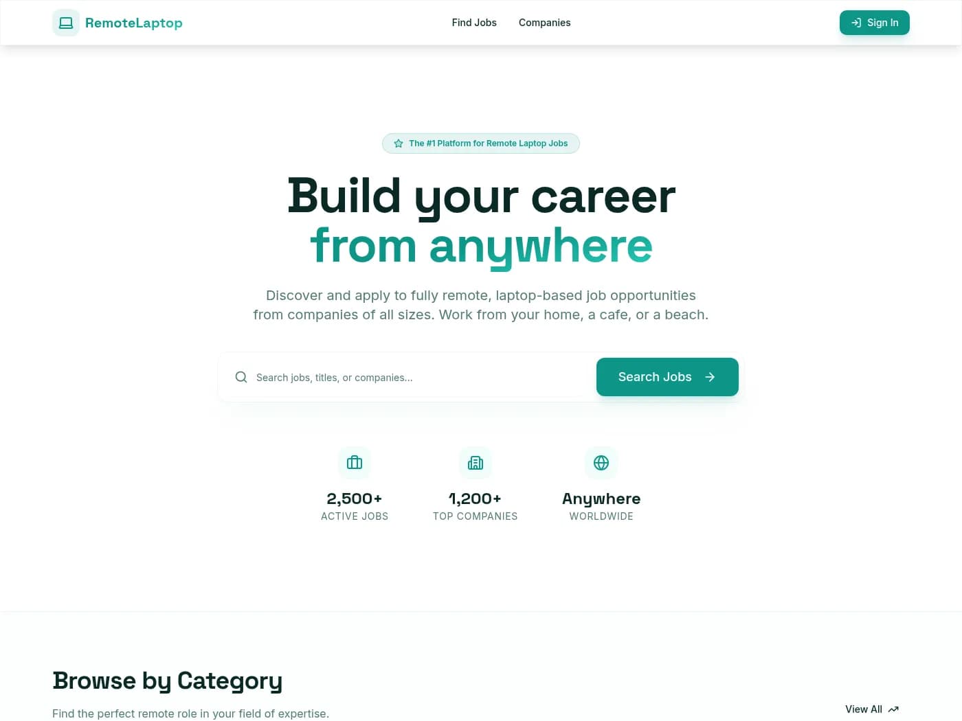 Remote Laptop Jobs