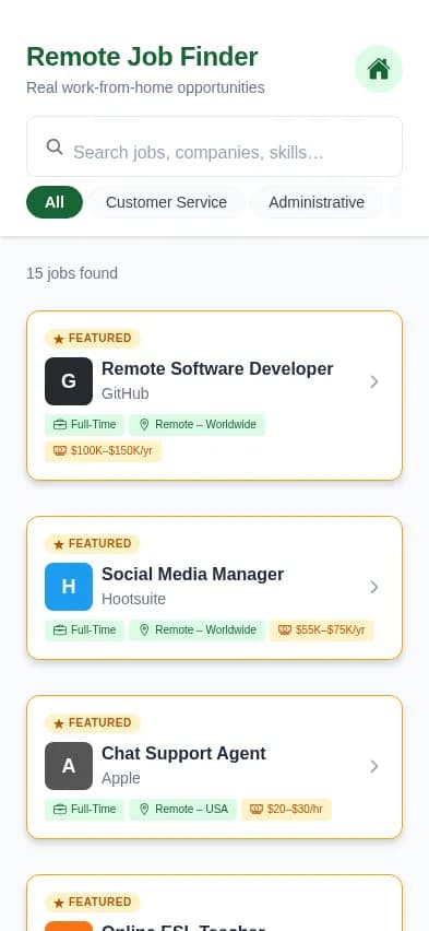 Remote Job Finder