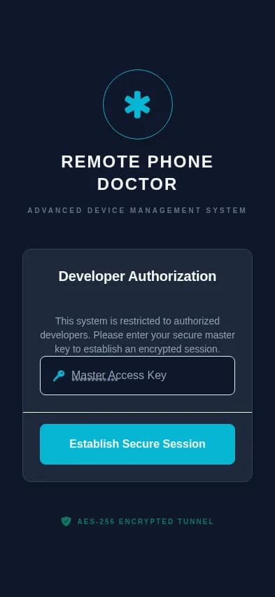 Remote Phone Doctor App